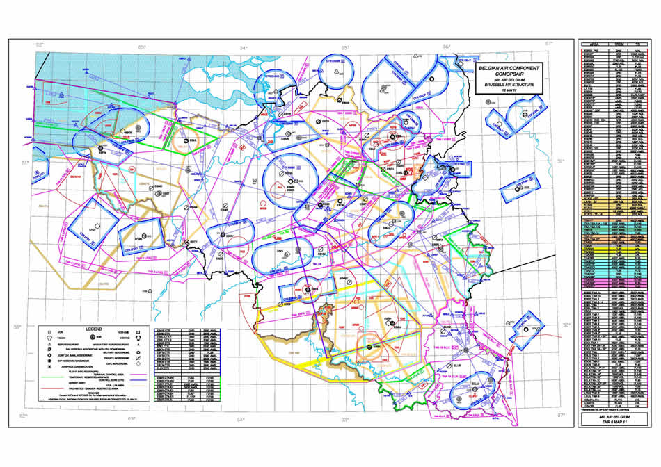 Carte TMA Be